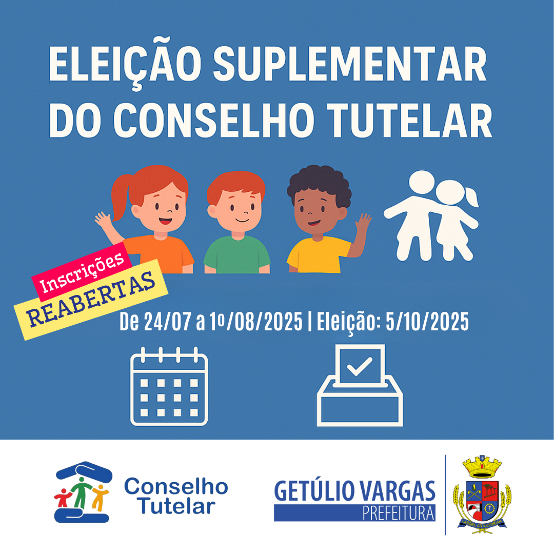 Getúlio Vargas reabre inscrições para eleição suplementar de suplentes ...
